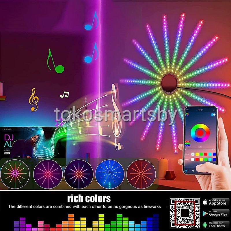 Jual Lampu Strip LED 5050 Colok USB / Lampu Dekor USB Strip LED Light ...