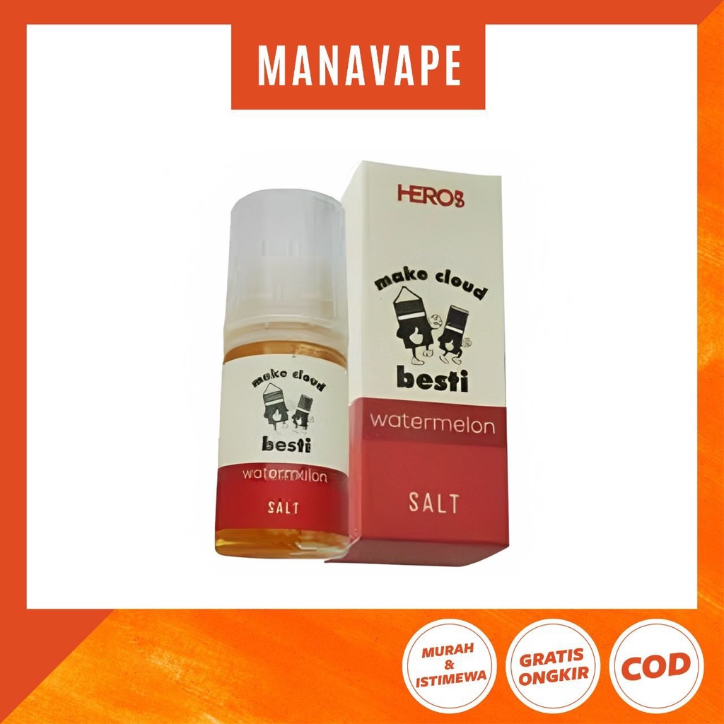 Jual BESTI WATERMELON SALT NIC 30ML / 30MG | Shopee Indonesia