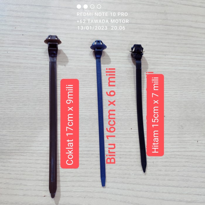 Jual KABEL TIES MODEL PANAH PENGIKAT KABEL BODI MOBIL | Shopee Indonesia