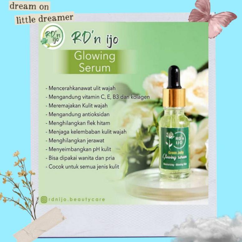Jual [KODE PRODUK AMRIZ4367] Rdn ijo green jelly serum glowing serum ...