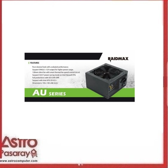 Jual Power Supply RAIDMAX RX-550AU - Power Supply RAIDMAX 550W | Shopee ...