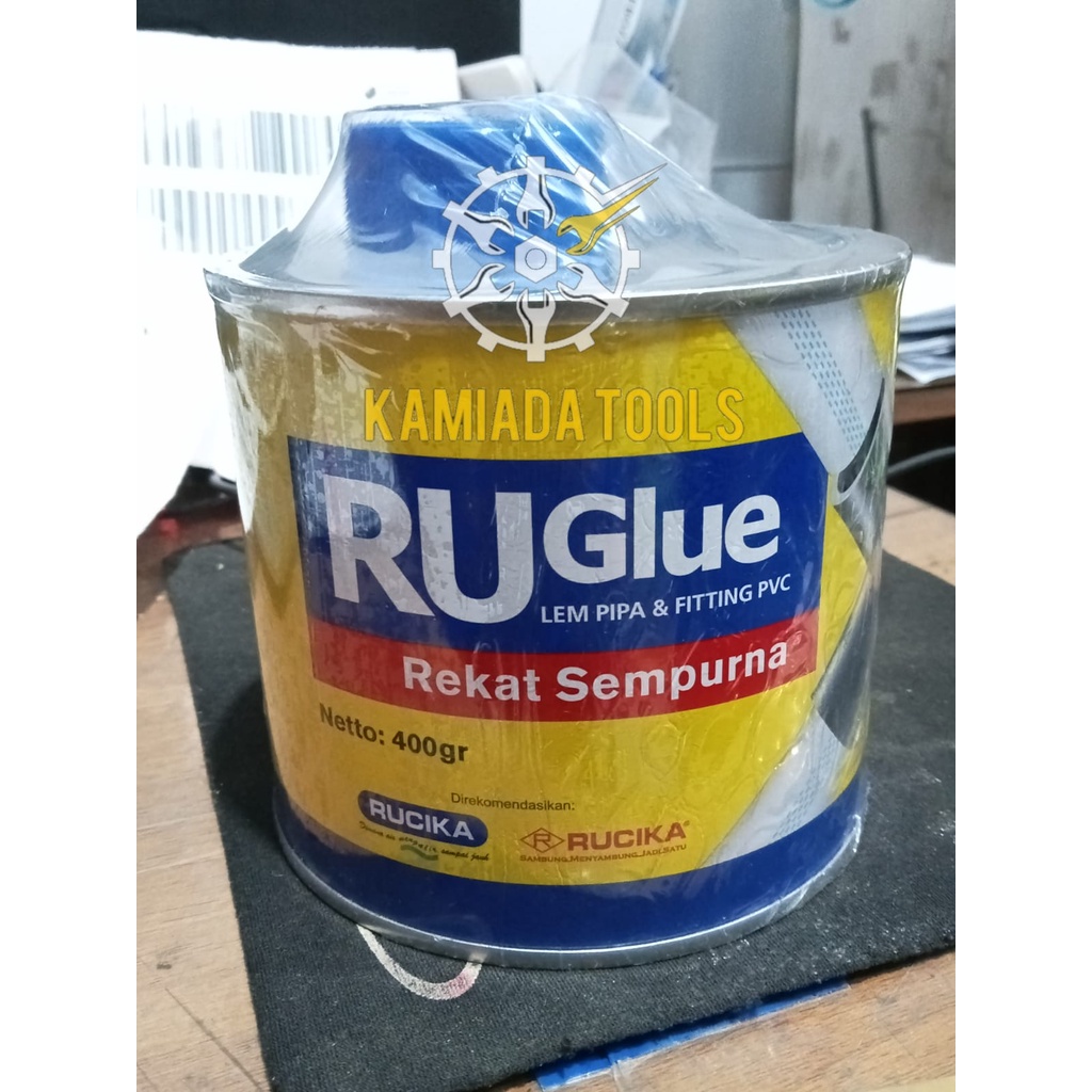 Jual Lem Rucika Ru Glue Truglue Pipa 400 gram/Lem Ru Glue/Lem PVC ...