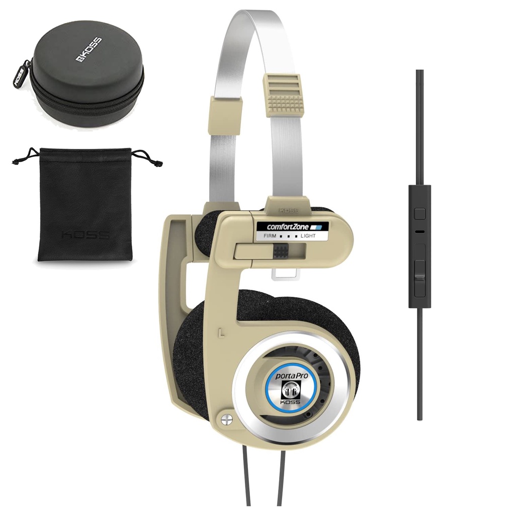 Jual Koss Porta Pro On Ear Headphones dengan Case Kulit, Portable Retro ...