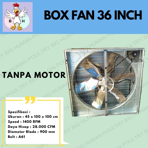 Jual BOX FAN 36 INCH KIPAS PERTERNAKAN KANDANG AYAM | Shopee Indonesia