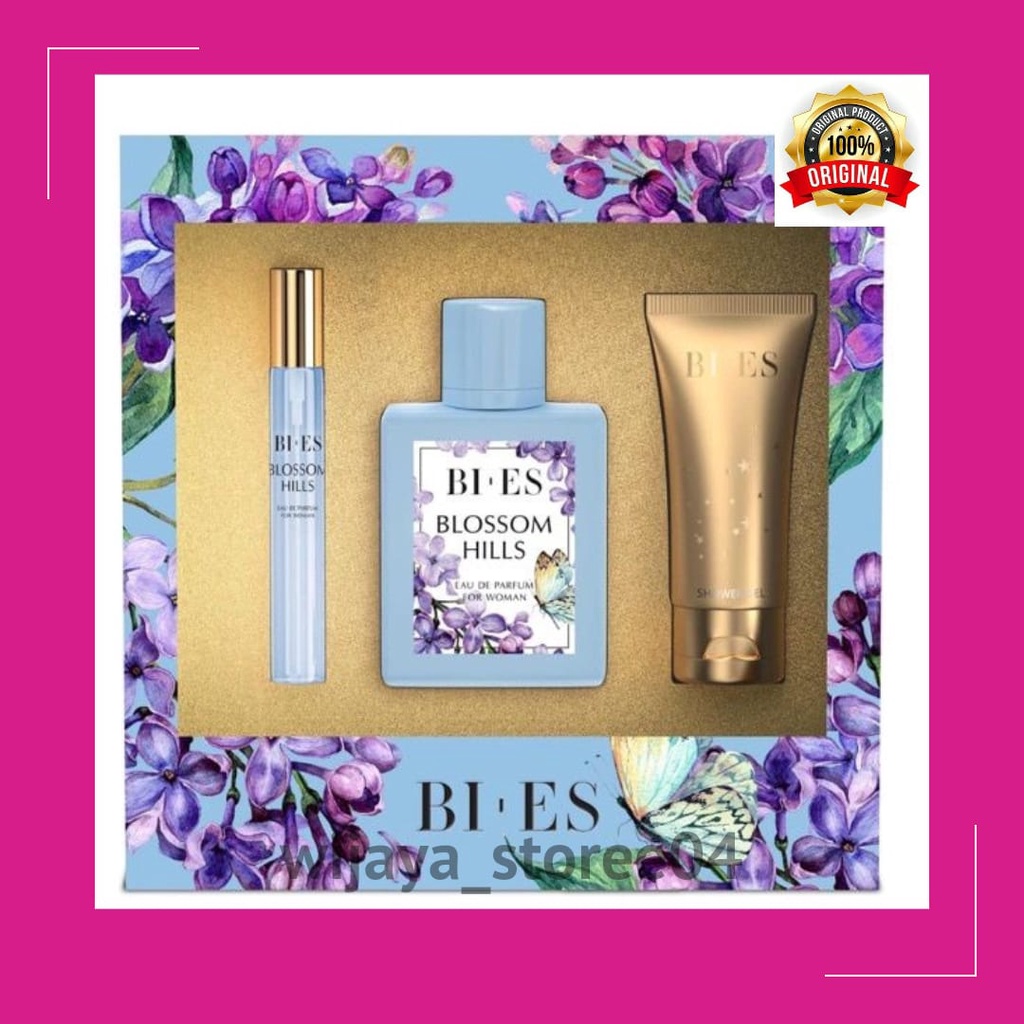 Jual PARFUM BIES GIF SET BLOSSOM HILLS ORIGINAL PARFUM | Shopee Indonesia