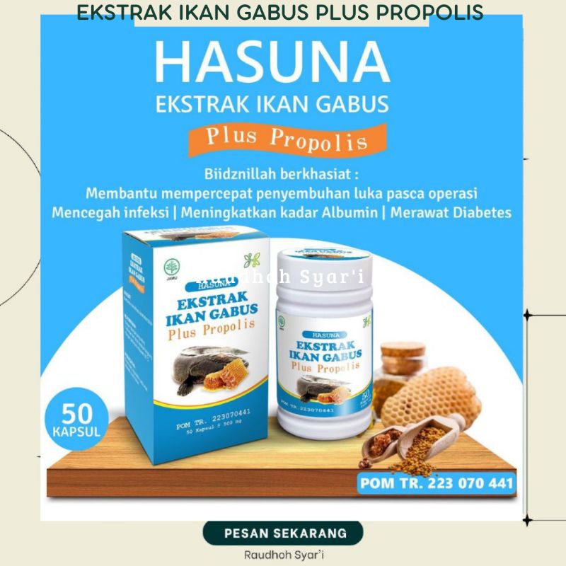 Jual KAPSUL EKSTRAK IKAN GABUS PLUS PROPOLIS | Shopee Indonesia