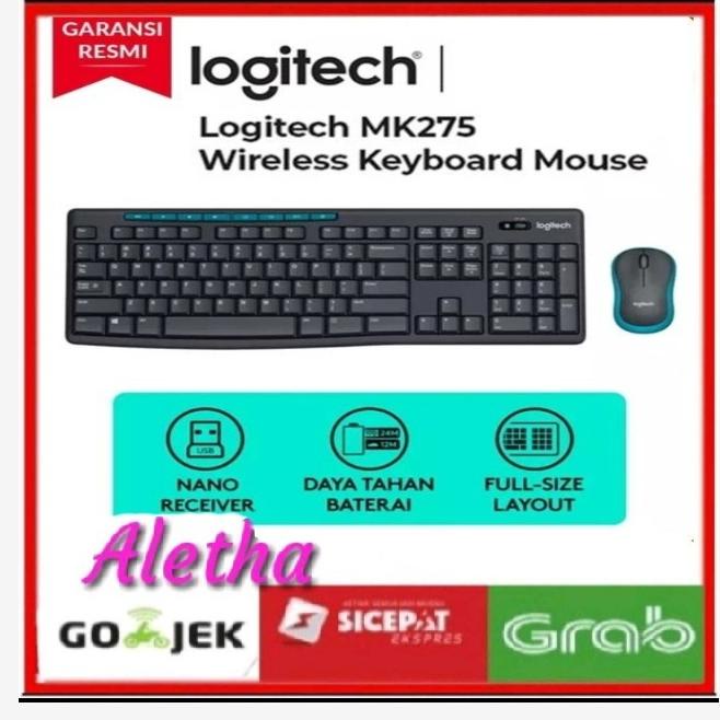 Jual Logitech Mk275 Wireless Keyboard And Mouse Combo Original Shopee Indonesia