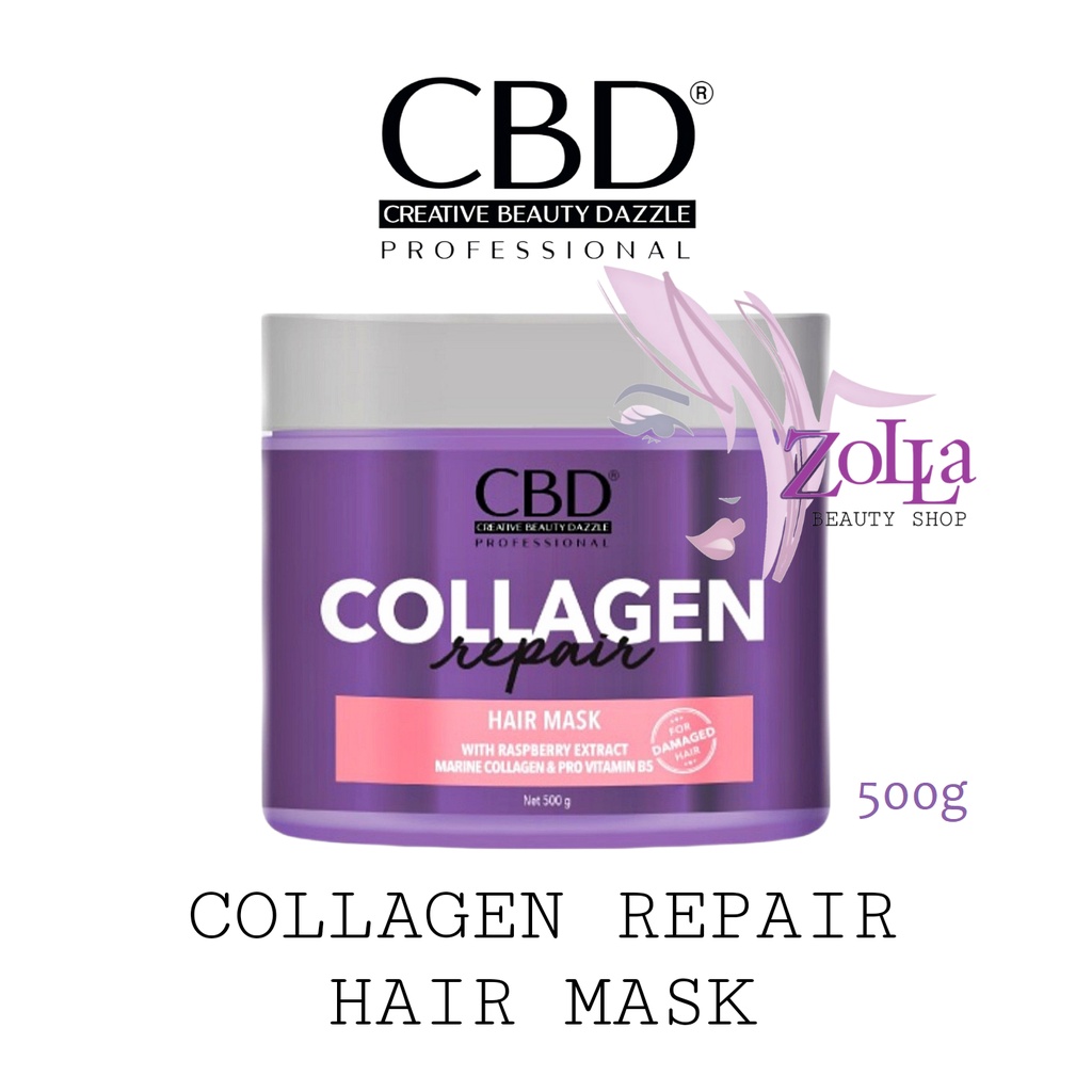 Jual CBD COLLAGEN REPAIR HAIR MASK 500g - BPOM - MASKER RAMBUT CBD ...