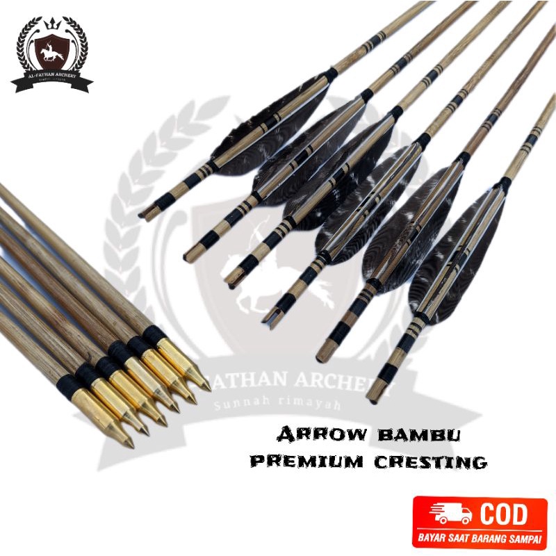 Jual ALFATHAN ABC.E - Arrow bambu cresting vanes kalkun lokal | Shopee ...