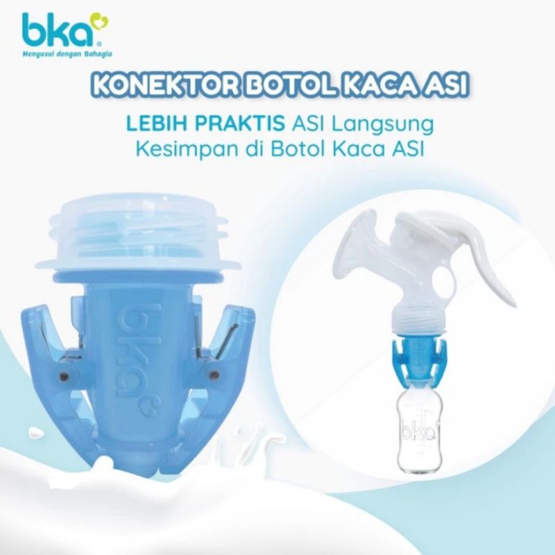 Jual BKA Konektor Kantong Asi Connector pompa Asi Ke Botol Kaca BKA ...