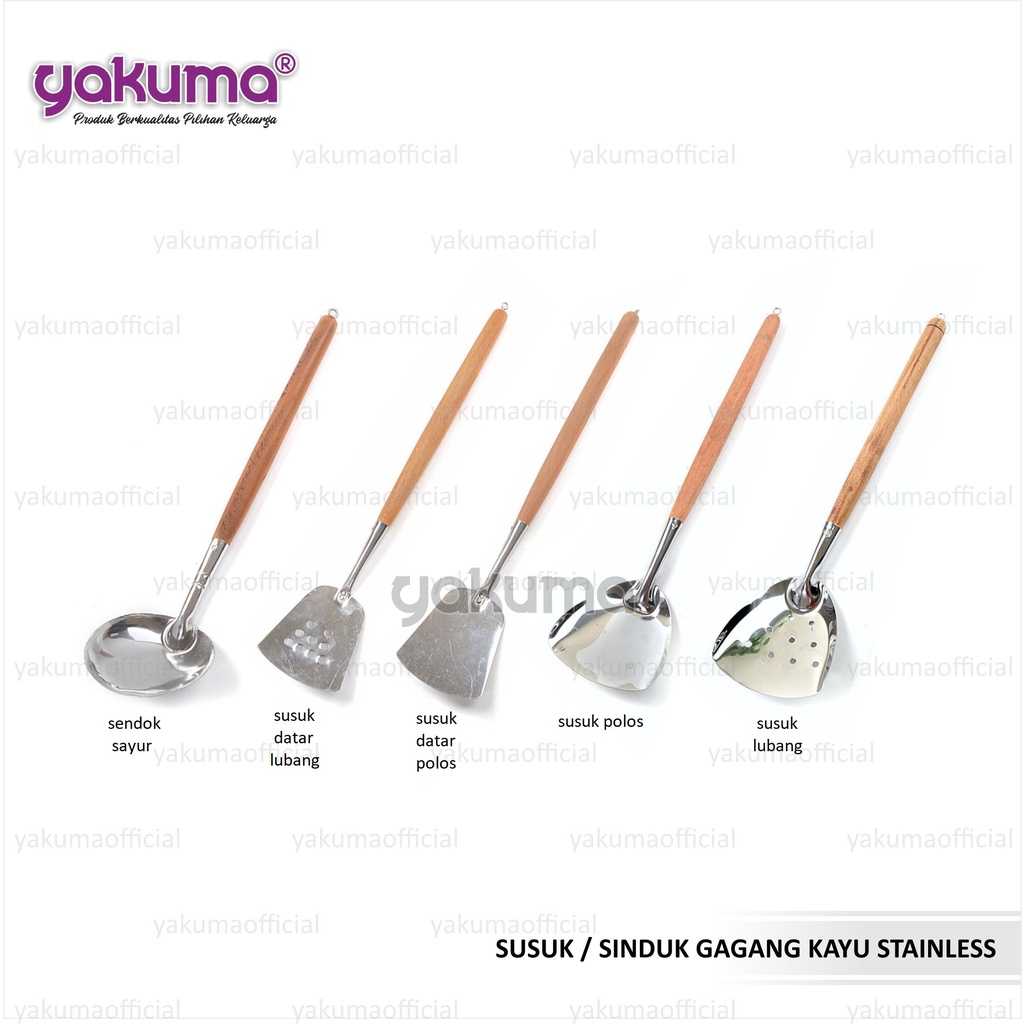 Jual SODET / SUSUK / SPATULA STAINLESS GAGANG KAYU | Shopee Indonesia