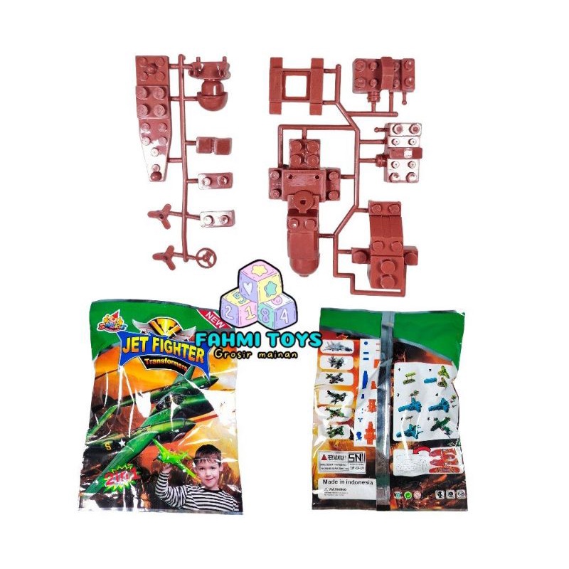 Jual 20 PCS MAINAN JET FIGHTER kapal jet rakit mainan rakit plastik ...
