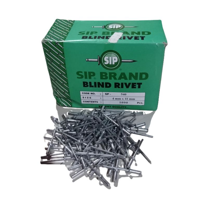 Jual Paku Rivet SIP Brand SP Paku rivet / blind rivet SP 540 4 mm x 11 ...