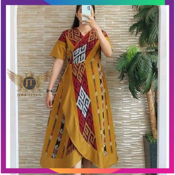 Jual Dress Tenun | Tunik Etnik | Baju Tenun Tunik | Baju Etnik | Tunik Etnik Fashion Tenun ...