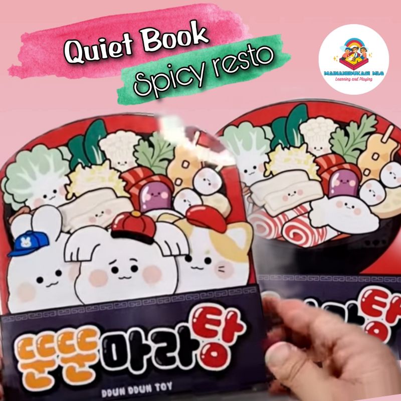 Jual Paper Doll - Quiet Book - Restaurant Spicy | Shopee Indonesia