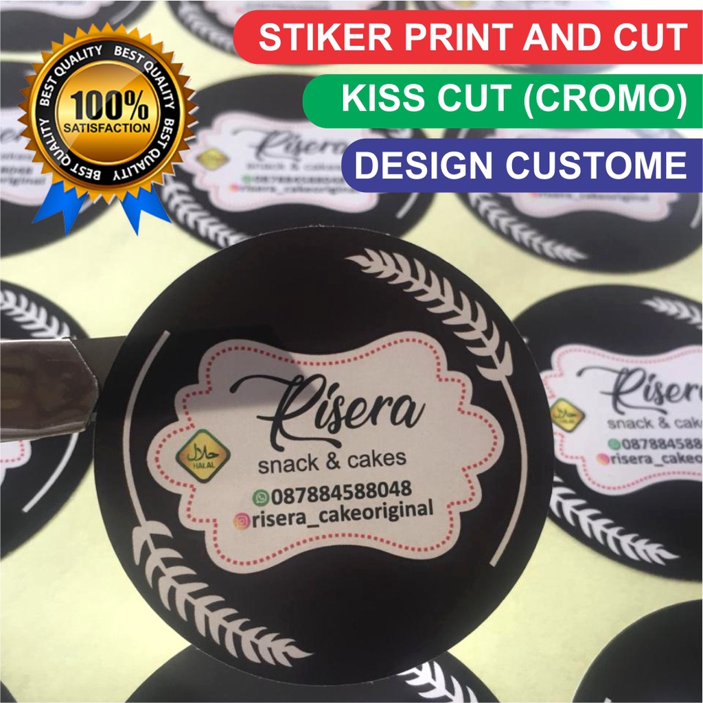 Jual Cetak Stiker Label Kemasan Cromo Bulat dan Pola sesuai yang ...