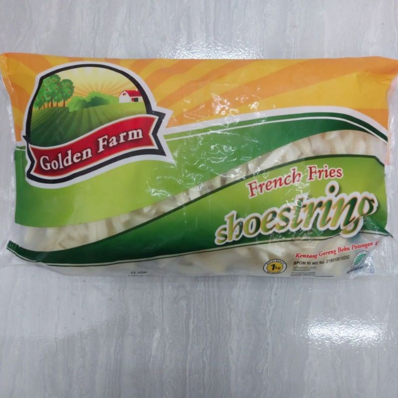Jual GOLDEN FARM FRENCH FRIES SHOESTRING 1KG | Shopee Indonesia