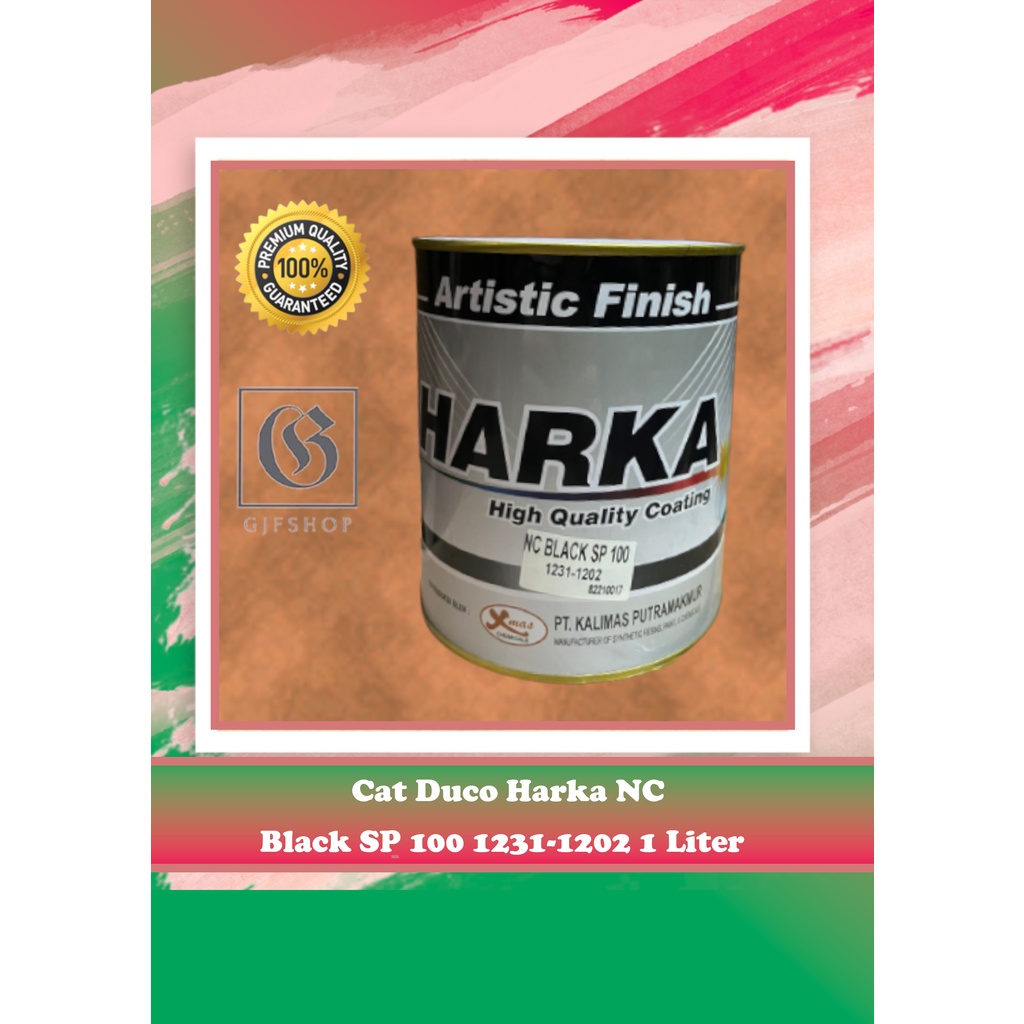 Jual Cat Duco Harka NC Black SP 100 1231-1202 1 liter | Shopee Indonesia