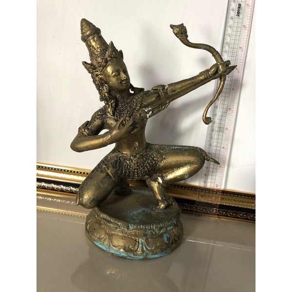 Jual Patung Dewa Arjuna Memanah Kuningan Asli Peninggalan | Shopee ...