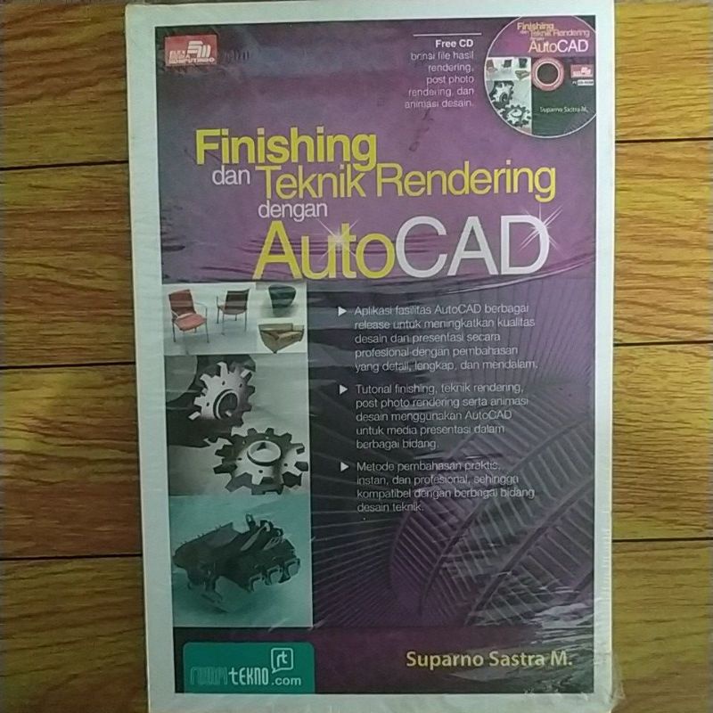 Jual buku asli: finishing dan teknik rendering dengan autoCAD+cd ...