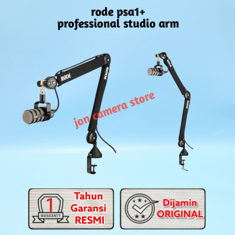 Jual rode psa1+ professional studio boom arm original for microphone ...