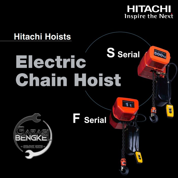 Jual Chain Hitachi 1Sh Electric Chain Hoist 1 Ton 6 Meter | Shopee ...