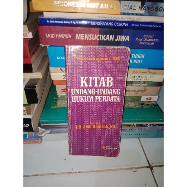 Jual BUKU ASLI KITAB UNDANG-UNDANG HUKUM PERDATA NINIEK SUPARNI ...