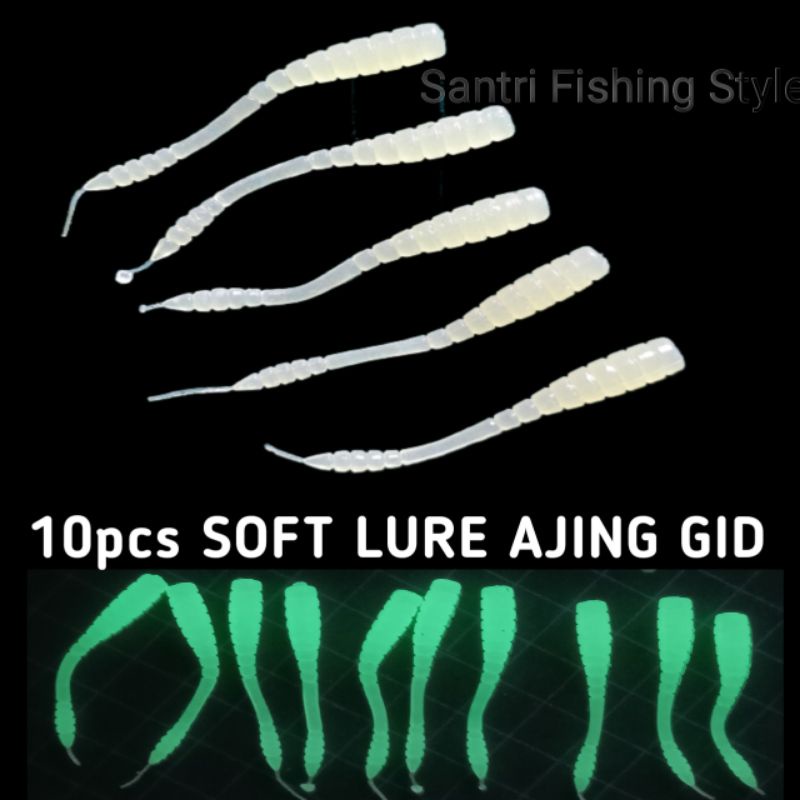 Jual Soft lure ajing Ful fosfor GID umpan pancing kerapu kail pancing ...