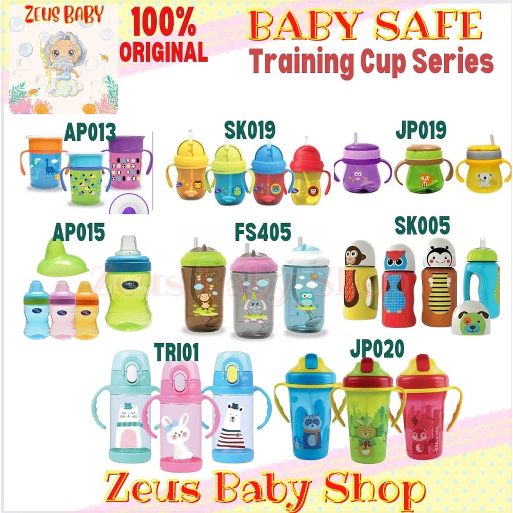 Jual BABY SAFE Weighted Straw Cup JP020 / Baby Safe Training Cup | Botol Minum Sedotan Bayi Anak ...