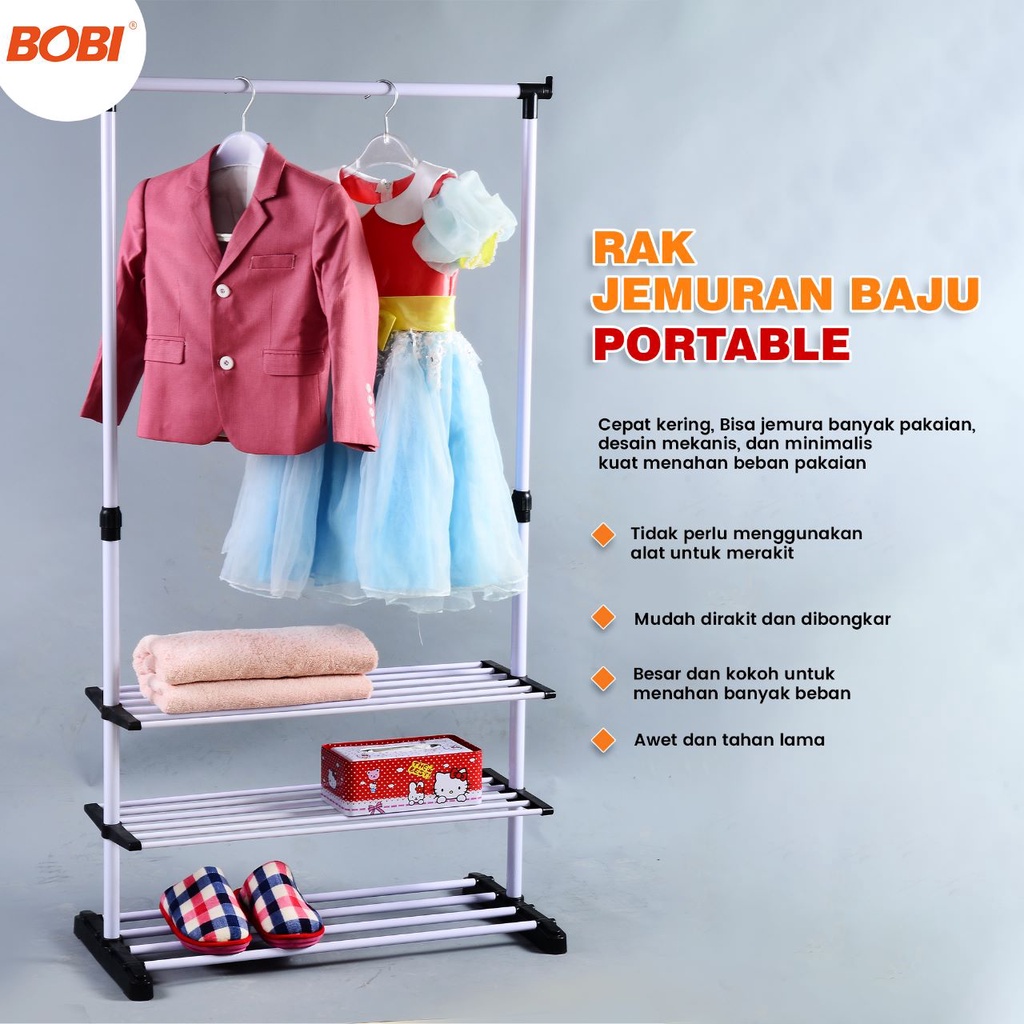 Jual Rak Jemuran Portable / JEMURAN BAJU DOUBLE POOL RAK BESI STAINLEES ...