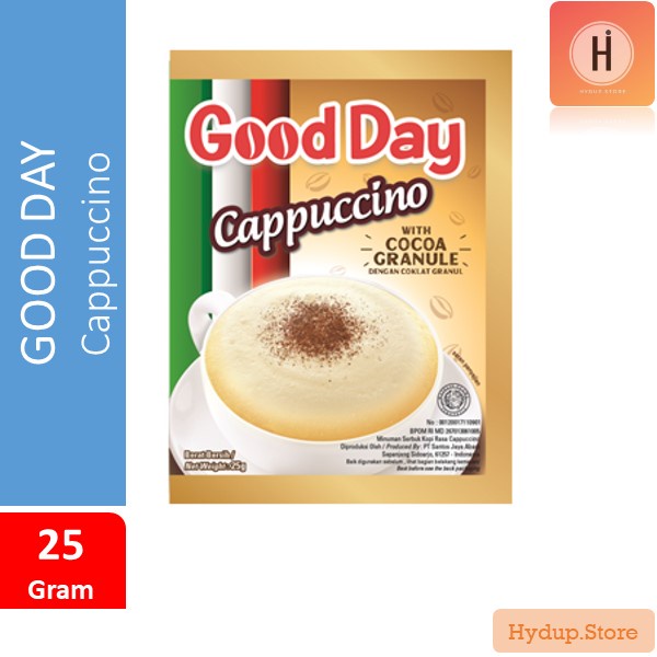 Jual Goodday Cappuccino + Choco Granule Satuan Kemasan 25 Gram | Shopee ...