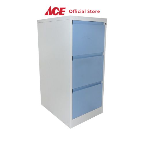 Jual Ace Krisbow Laci Kantor 3 Tingkat 46X62X103 cm - Biru Laci Kabinet ...
