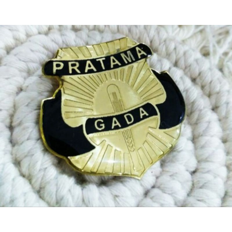 Jual Perlengkapan Atribut Security Pin Satpam Gada Pratama Lapis Resin ...