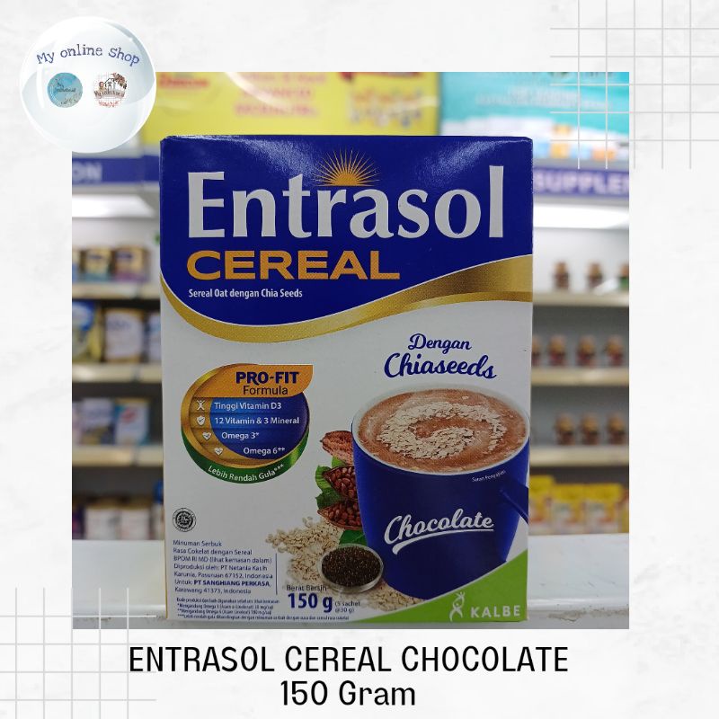Jual ENTRASOL CEREAL CHOCOLATE 30 Gram/5 Sachet | Shopee Indonesia