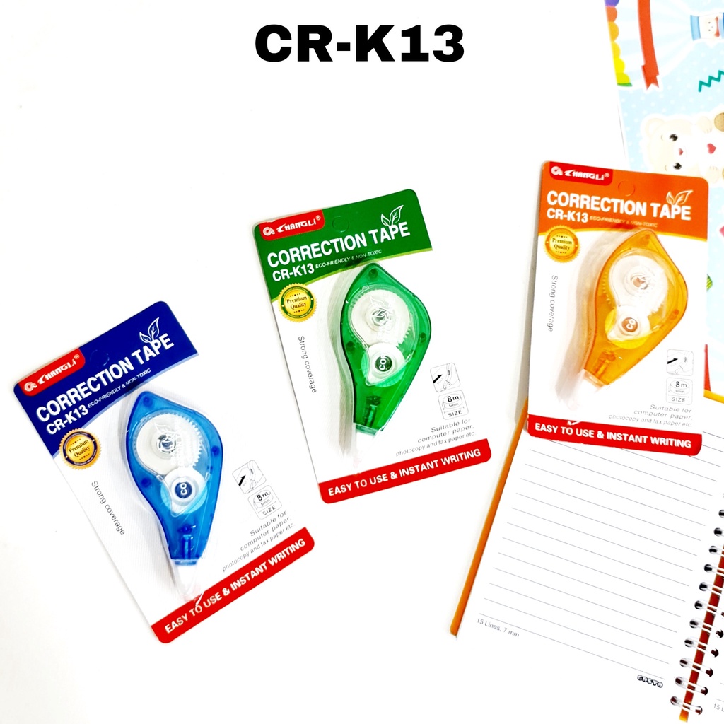 Jual SOS Correction Tape CR-K 5x8mm(minimal 2)/Pita Koreksi/Tipex Roll ...