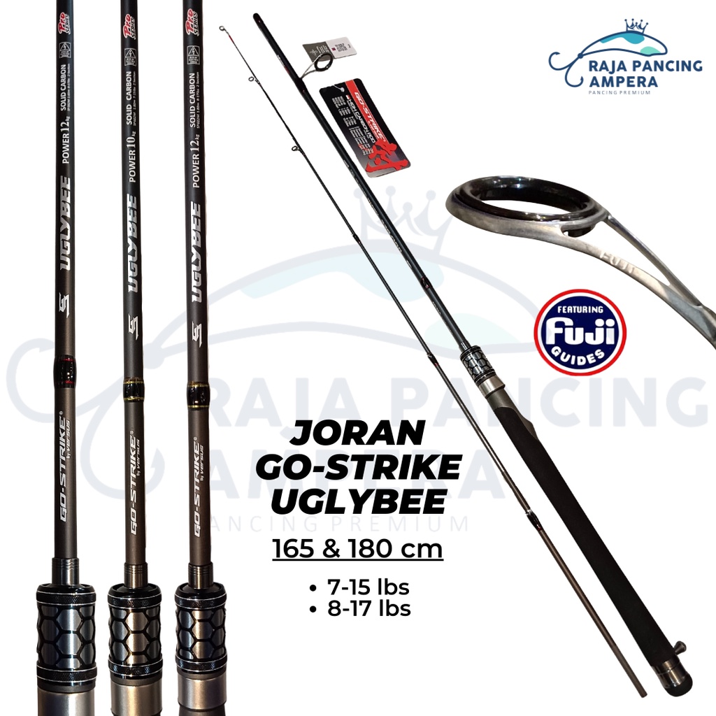 Jual Joran Go-Strike Versus Uglybee | Joran Spinning Carbon Solid Ring ...