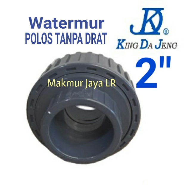 Jual Watermur 2" 2 inch KDJ Polos TANPA DRAT Union Socket PVC AW TEBAL ...