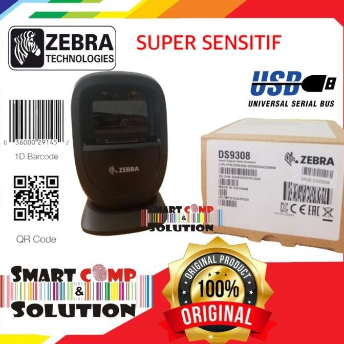 Jual 2d Barcode Scanner Zebra Ds9308 Pengganti Symbol Ds9208 Efaktur