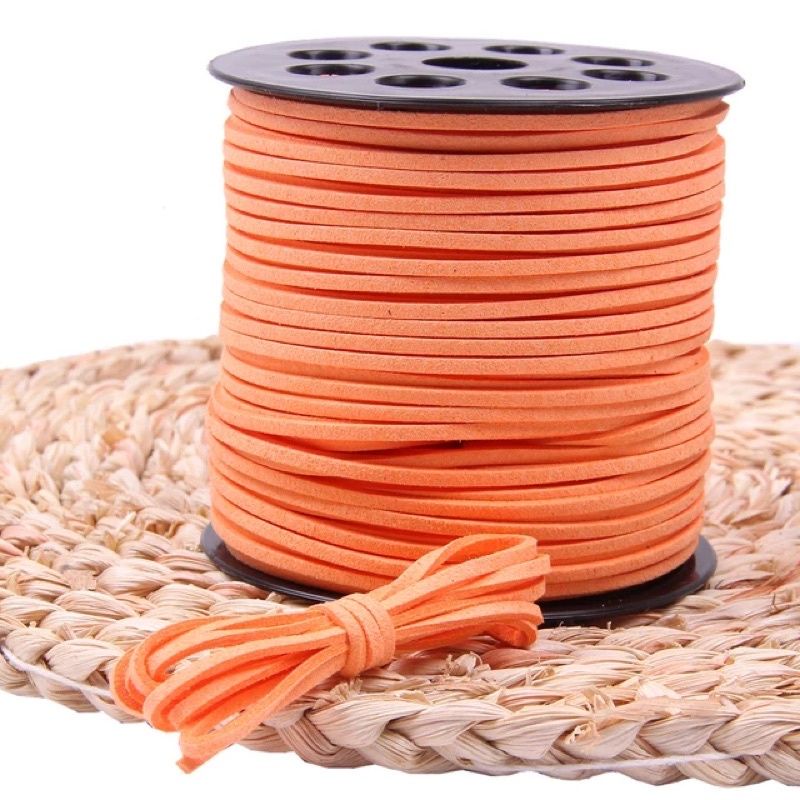 Jual Tali suede 3mm Meteran - tali Suede warna - tali suede Warna ...