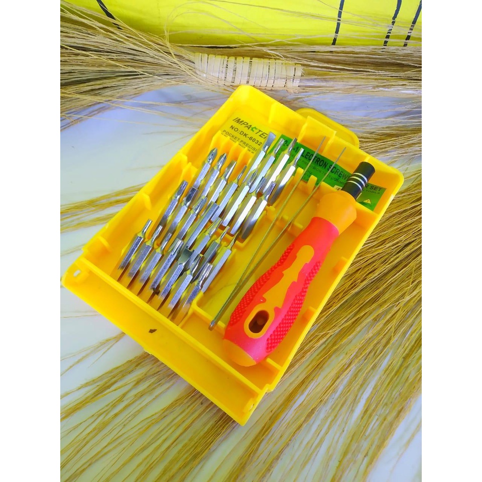 Jual Obeng set toolkit 32in1 lengkap dengan pinset / 32 in 1 | Shopee ...