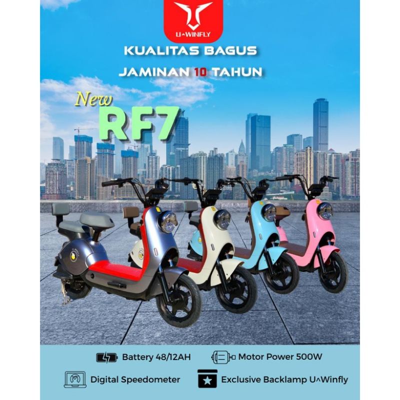 Jual Sepeda Listrik Uwinfly RF 7 New | Shopee Indonesia