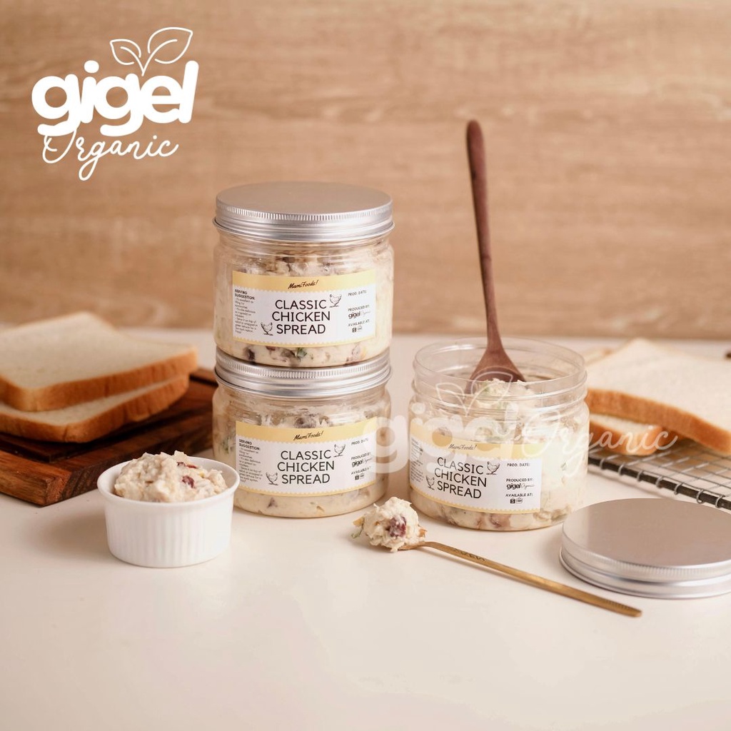 Jual MamiFoods Classic Chicken Spread, 300g - Gigel Organic, Tanpa ...