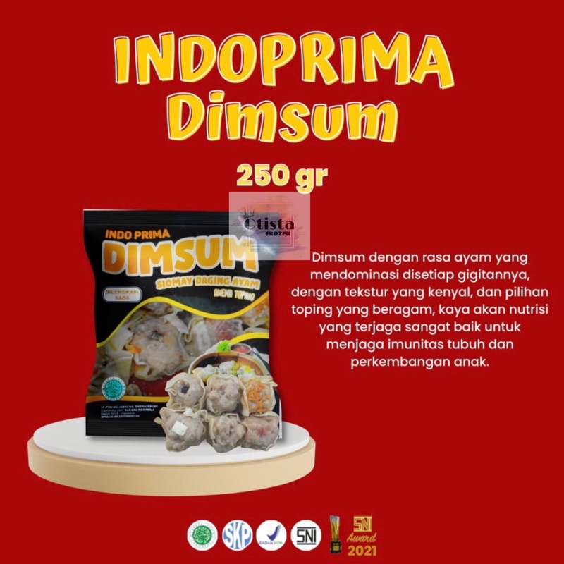 Jual INDO PRIMA DIMSUM 250 GR (15 PCS) / DIMSUM AYAM / DIMSUM MINI ...
