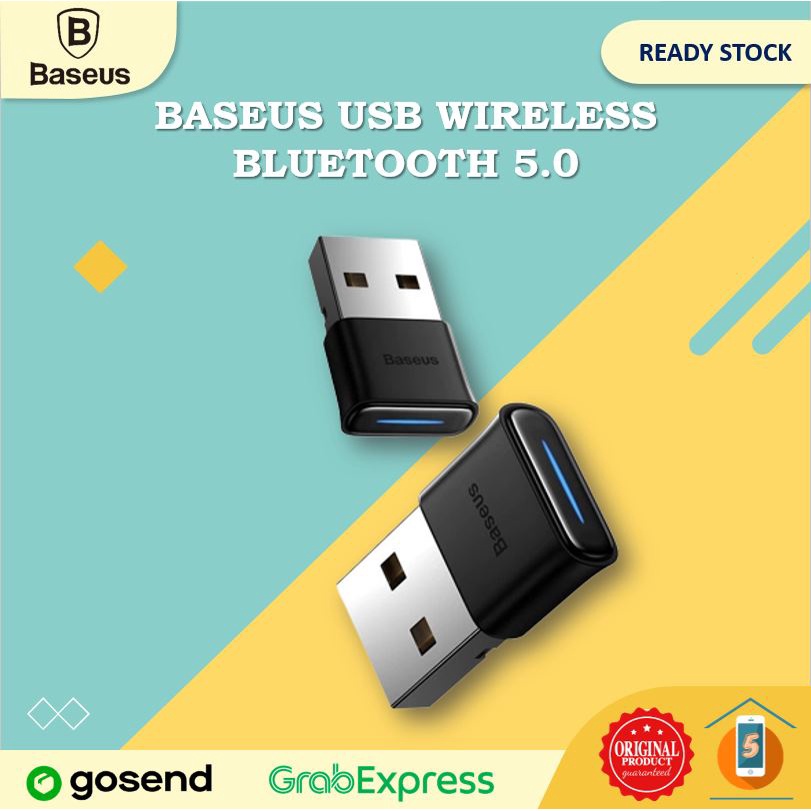 Jual Baseus USB Wireless Bluetooth Dongle BA04 Receiver 5.0 For Laptop ...