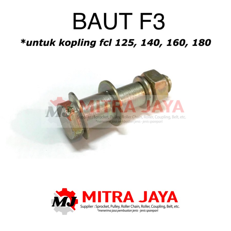 Jual BAUT F3 NUT COUPLING KOPLING KOPEL FCL | Shopee Indonesia