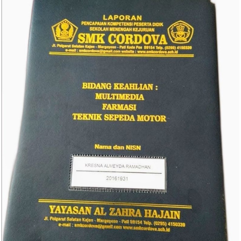Jual MAP RAPORT IJAZAH EMBOS EMAS (PAKAI SIKU) | Shopee Indonesia