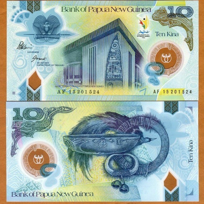 Jual Papua New Guinea 10 Kina 2015 Polymer, Commemorative | Shopee ...
