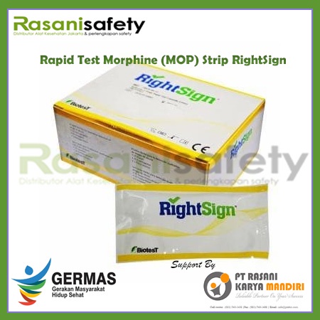Jual RightSign Strip Morphine Tes Isi 50 Alat Test Cek Uji Deteksi ...