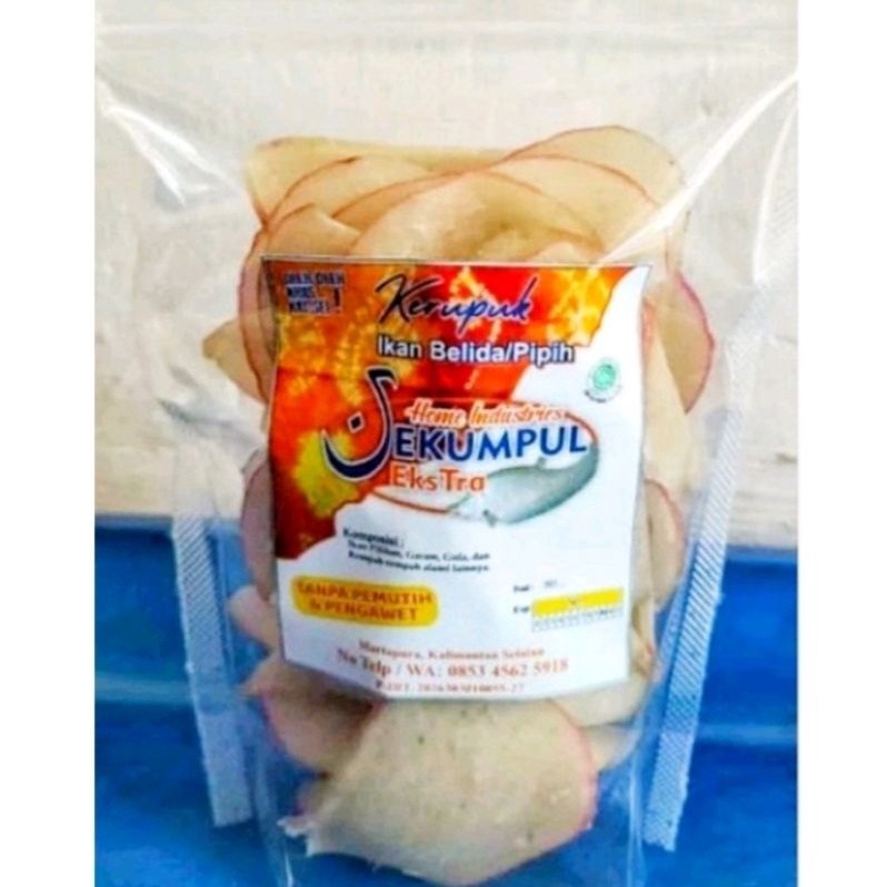 Jual KERUPUK IKAN PIPIH(BELIDA) SEKUMPUL netto 150 gr | Shopee Indonesia