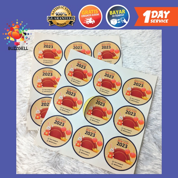 Jual Stiker Label Imlek Ucapan Selamat Tahun Baru Sticker Imlek Custom ...